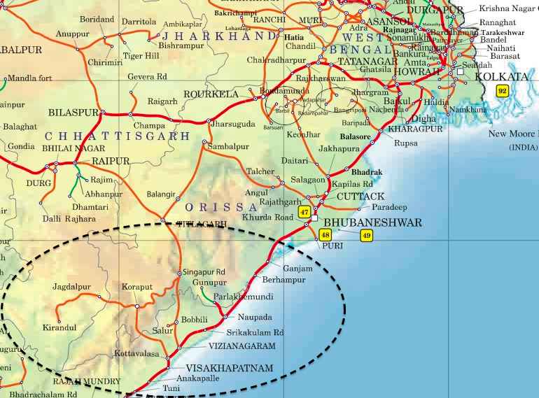 Kottavalasa Kirandul KK Line